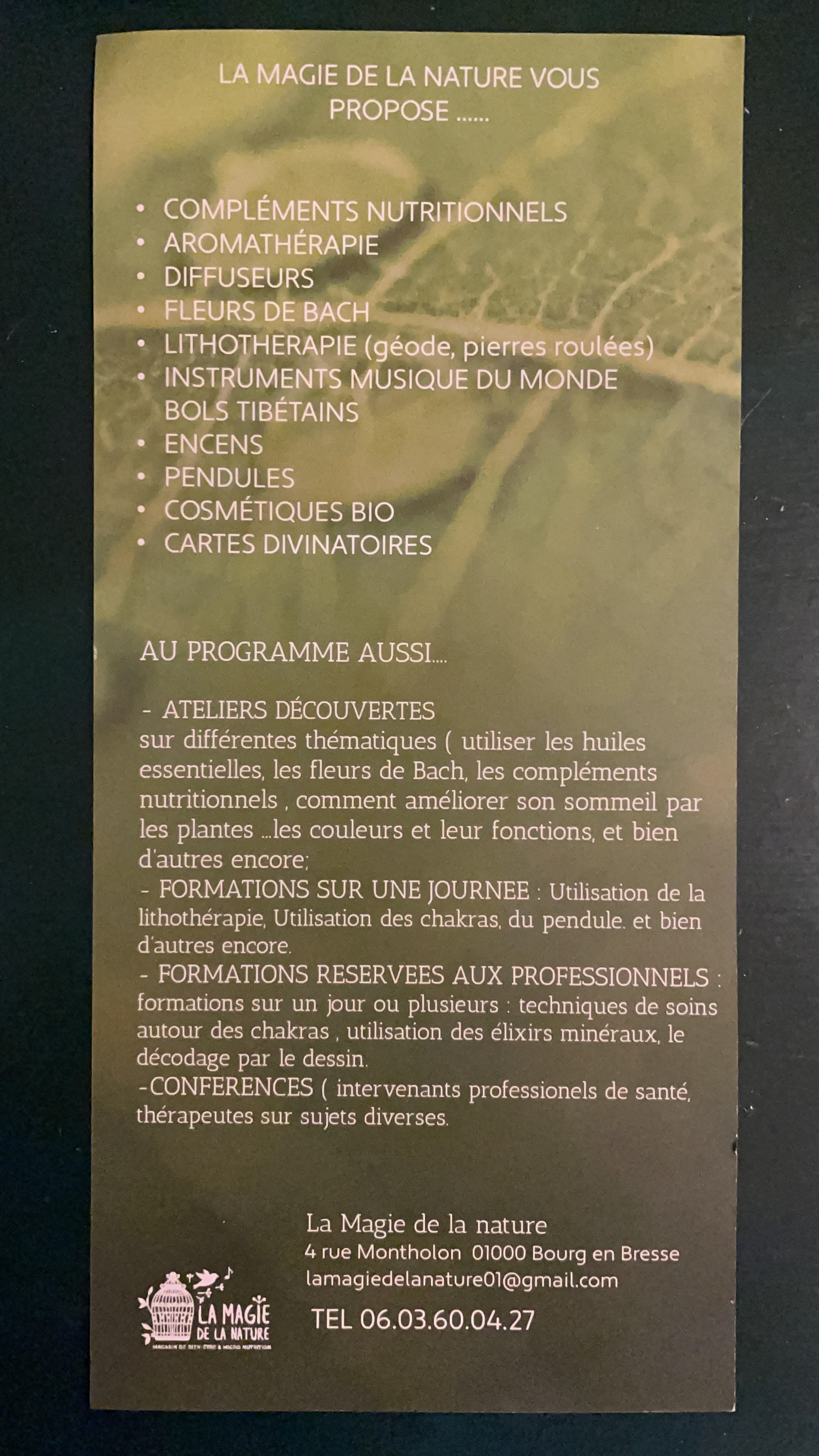 flyers1 - Myriam Gueraud - Naturopathe Iridologue